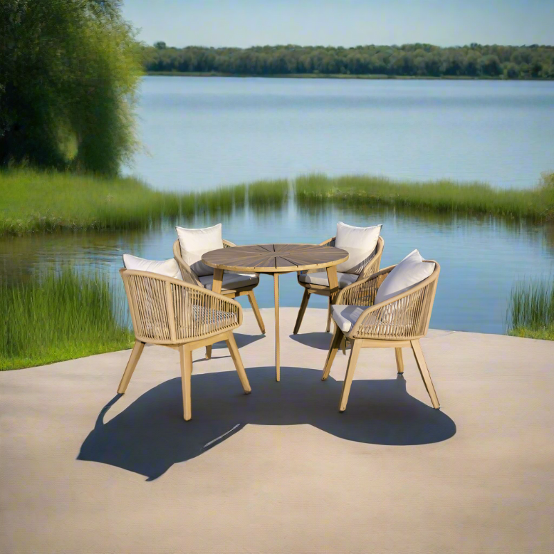 Panama Jack Cabo Dining Set | Acacia Wood | Free Shipping