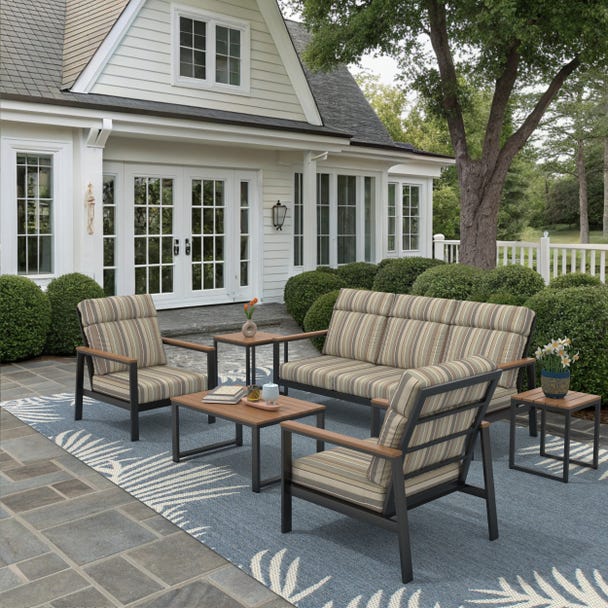 NorthCape International Windsor 6-Piece Seating Patio Set