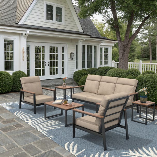 NorthCape International Windsor 6-Piece Seating Patio Set